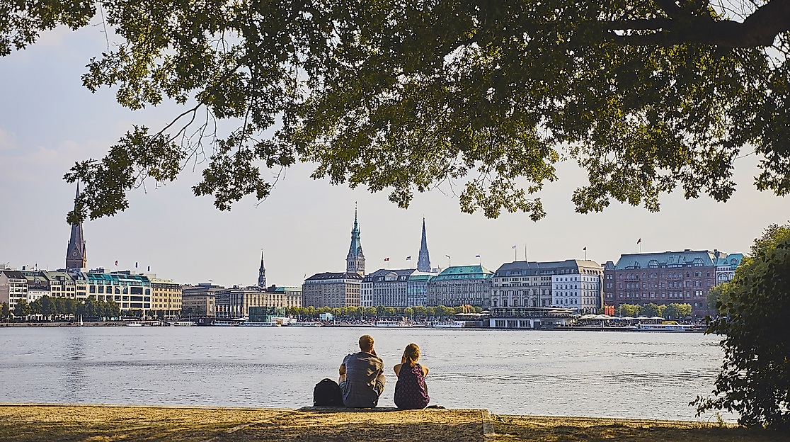Around the Alster Hamburg
