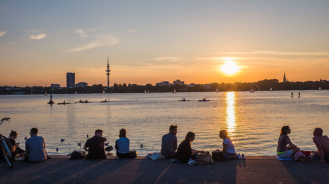 Around the Alster Hamburg