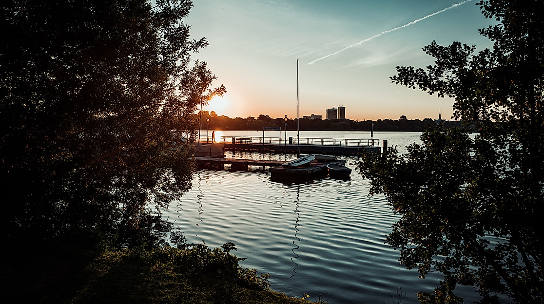 Around the Alster Hamburg