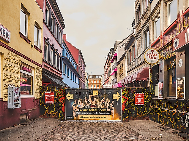 Reeperbahn in Hamburg